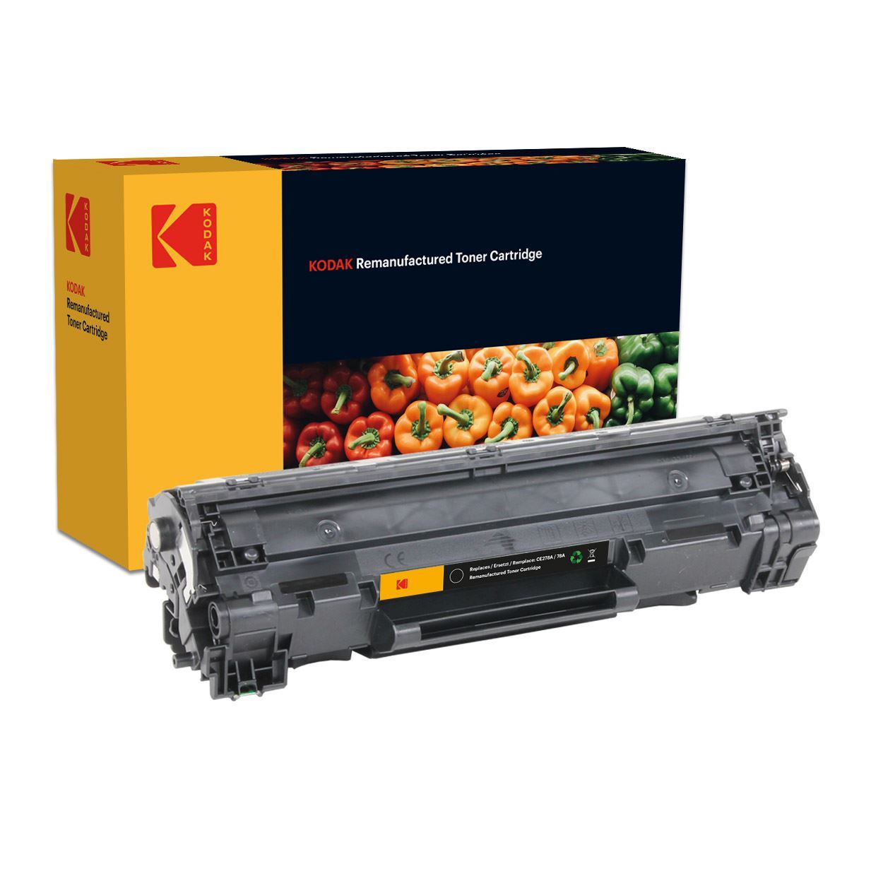 HP 78A Black Kodak Replacement Toner Cartridge (CE278A) | Red Bus ...